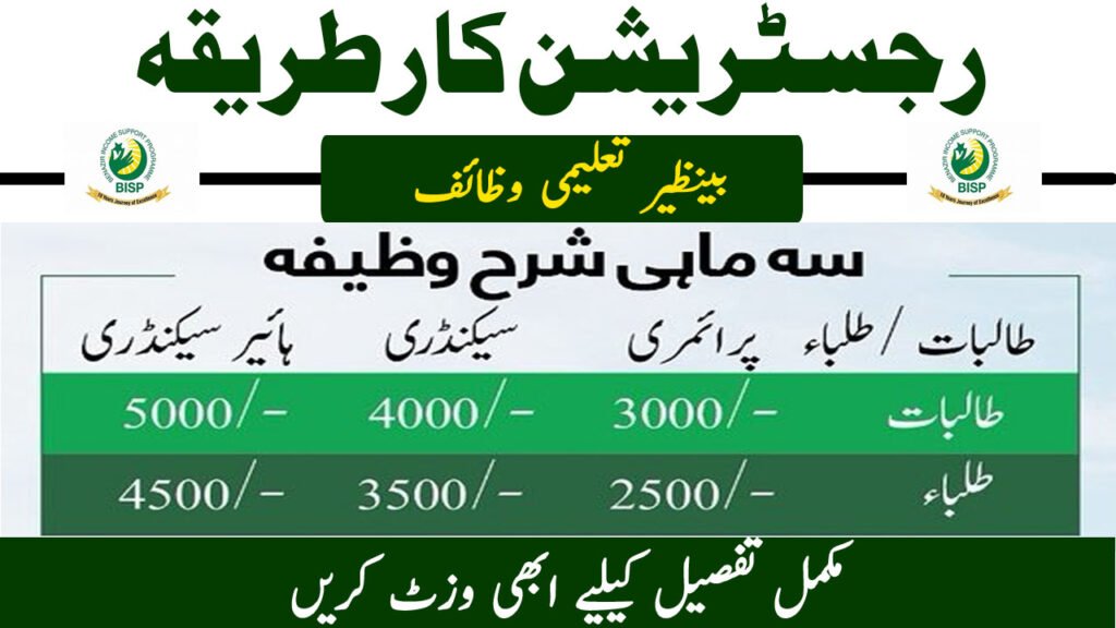 How to Register for Benazir Education Stipend Program 2025 – Complete ...
